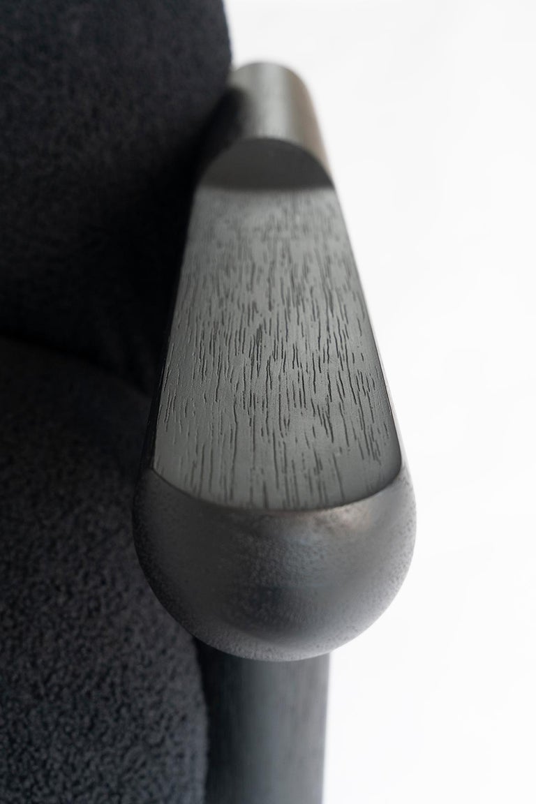 All Black Fartura Armchair in Neotenic Style by Tiago Curioni For Sale ...