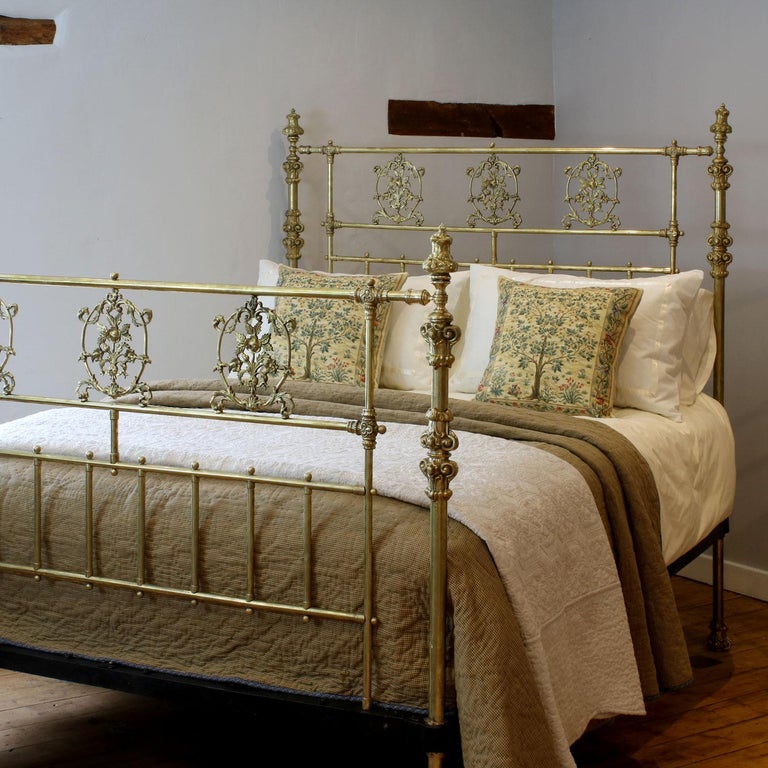 All Brass Antique Bed MK213 For Sale at 1stDibs