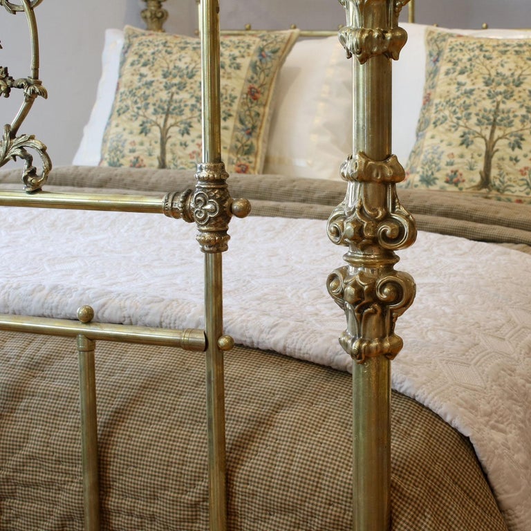All Brass Antique Bed MK213 For Sale at 1stDibs