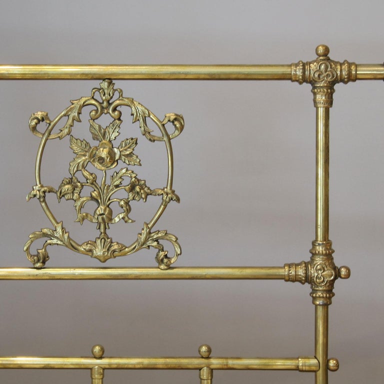 All Brass Antique Bed MK213 For Sale at 1stDibs