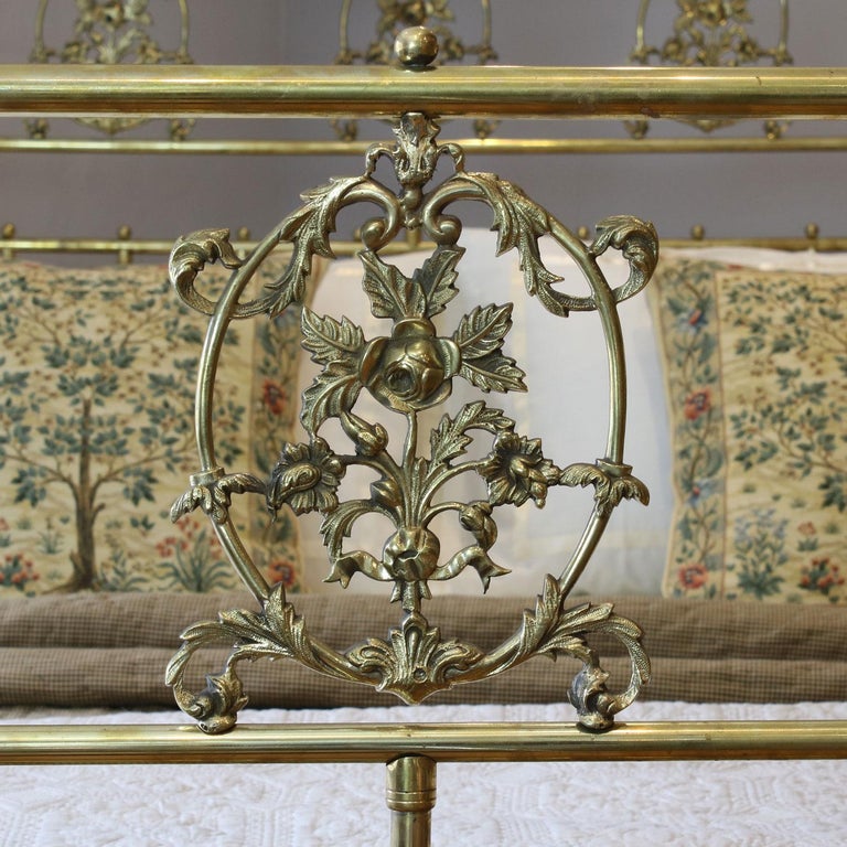 All Brass Antique Bed MK213 For Sale at 1stDibs