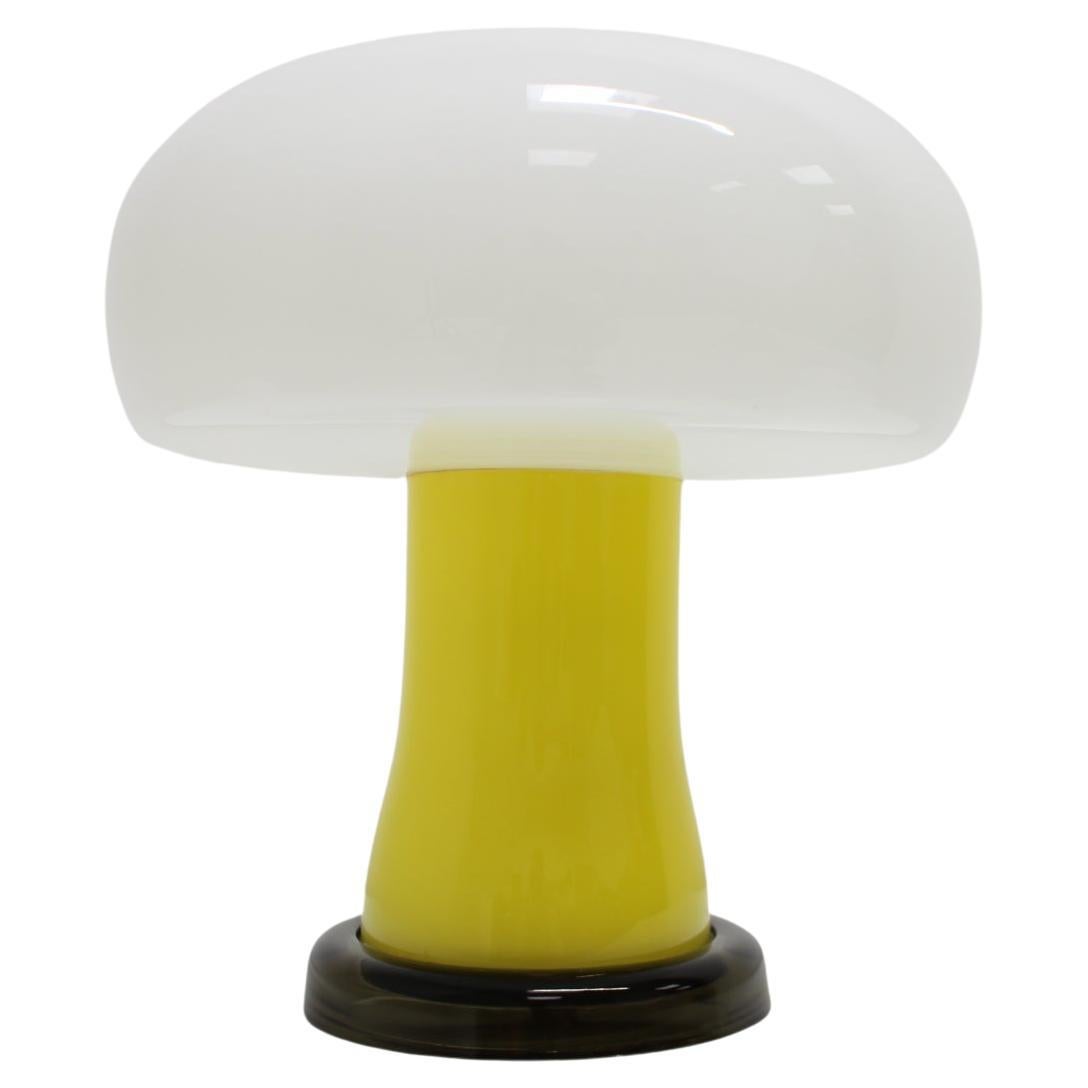 All Glass Big Table Lamp by Beleuchtungsglass Kombinat Görlitz, 1960s ...