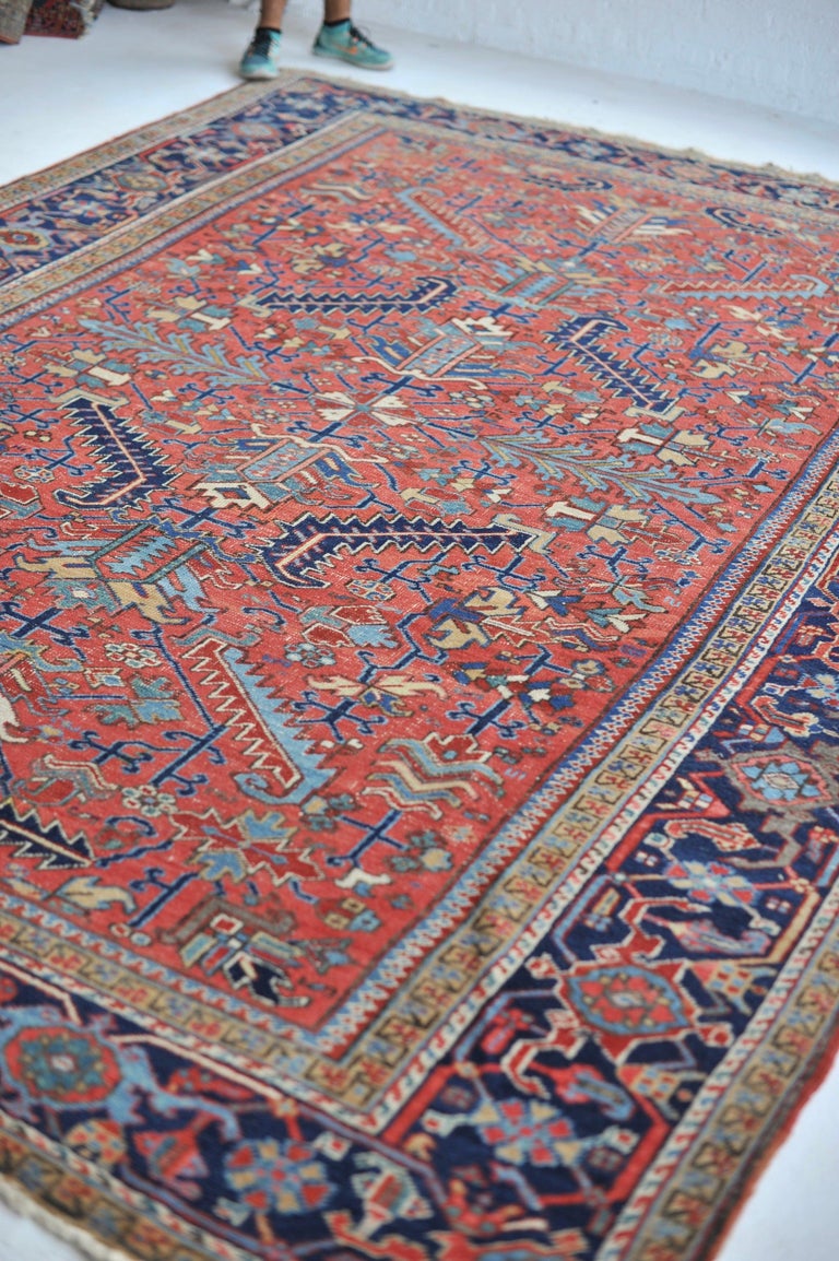 All-Over Berry Colored Antique Rug Northwest Tribal Beauty, circa 1940 ...