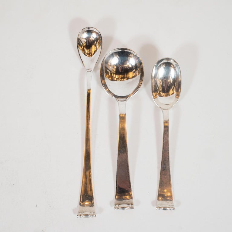 Allan Adler Sterling Sliver Modern Georgian Hand Wrought Flatware ...