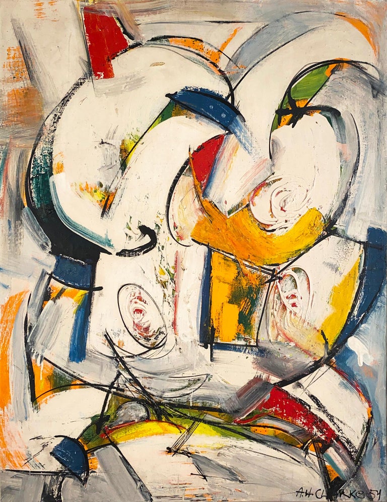Allan Clark - Untitled Abstract For Sale at 1stDibs