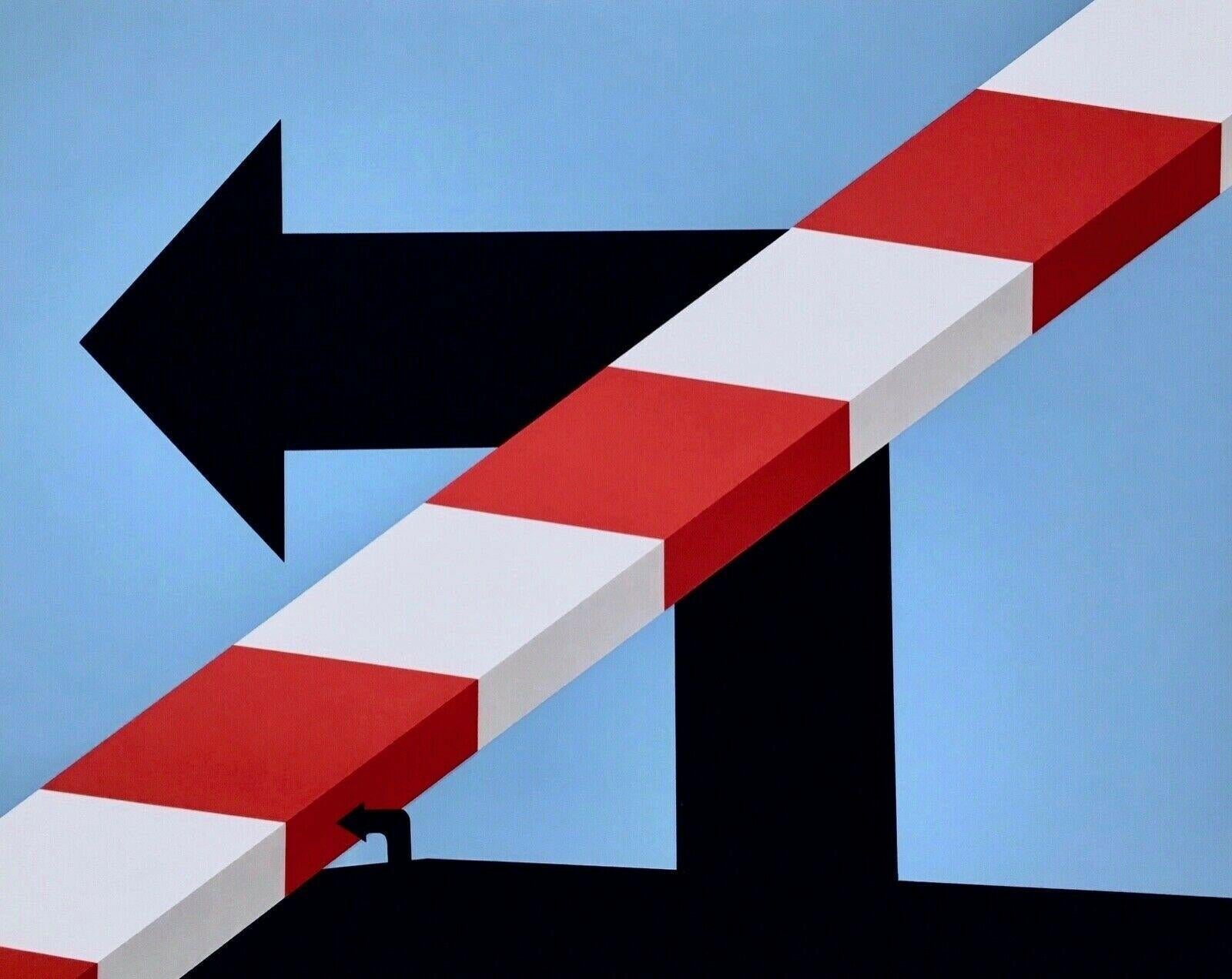 Allan D'Arcangelo 1 - Pop Art Abstract Road Sign American Hard Edged ...