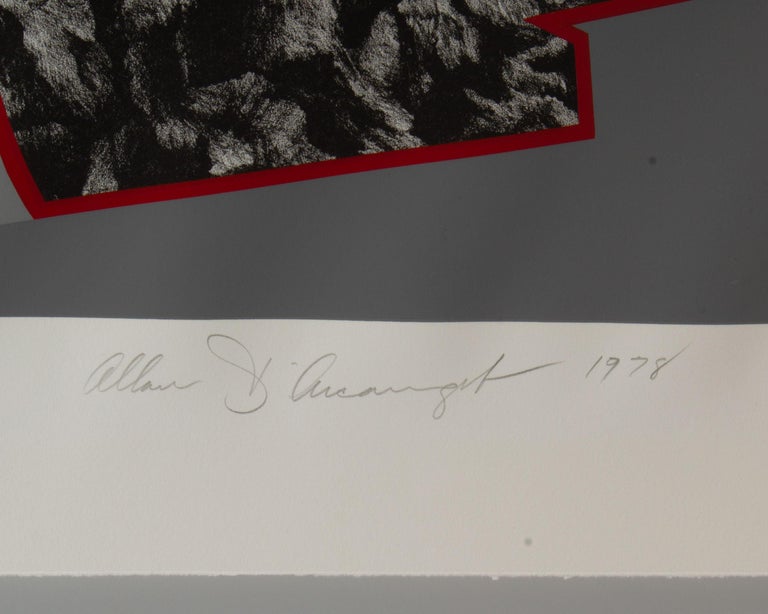 Allan d'Arcangelo Signed 1978 Artist’s Proof Abstract Pop Art Serigraph ...