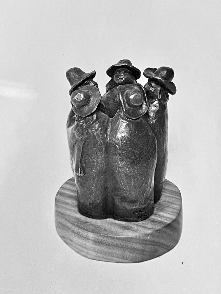 Allan Houser - Somewhere on the Reservation, bronze, sculpture, by ...