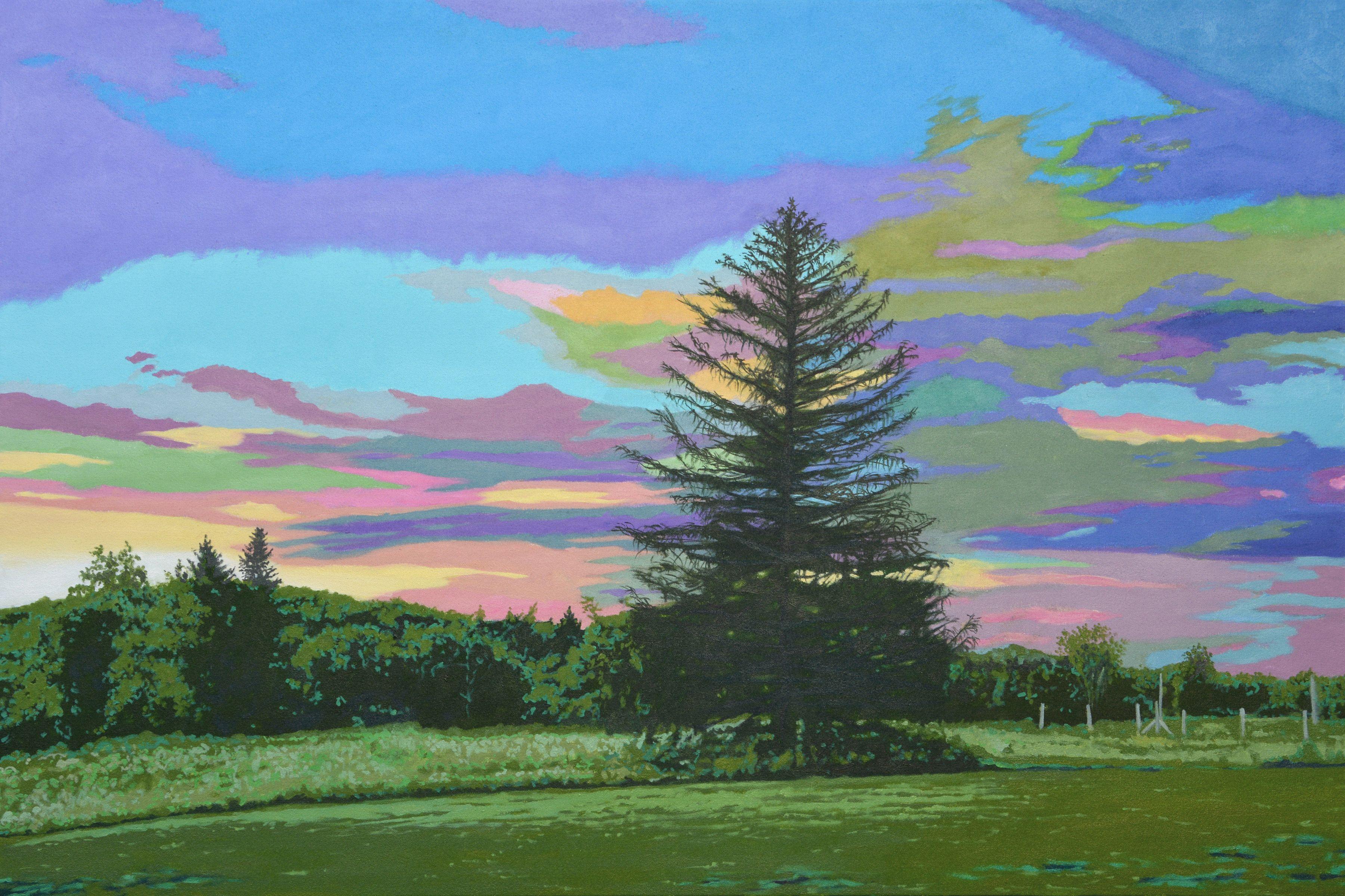 Allan O'Marra - Maxwell Settlement, Lookin North-East, Painting, Oil on ...