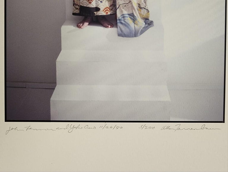 Allan Tannenbaum - John Lennon and Yoko Ono 1980 For Sale at 1stDibs