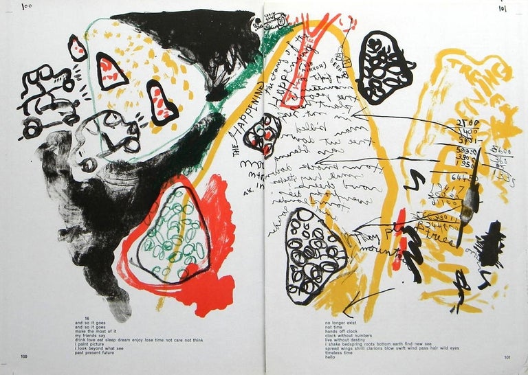 Allan Kaprow - original lithograph For Sale at 1stDibs