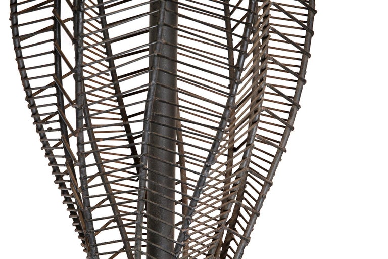 Allen Ditson 'Heart' Solid Walnut and Iron Dining Table For Sale at 1stDibs