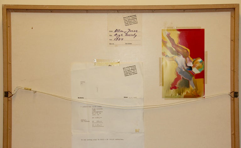 Allen Jones - Allen Jones 1984 "High Society" Lithograph 43/45 For Sale ...