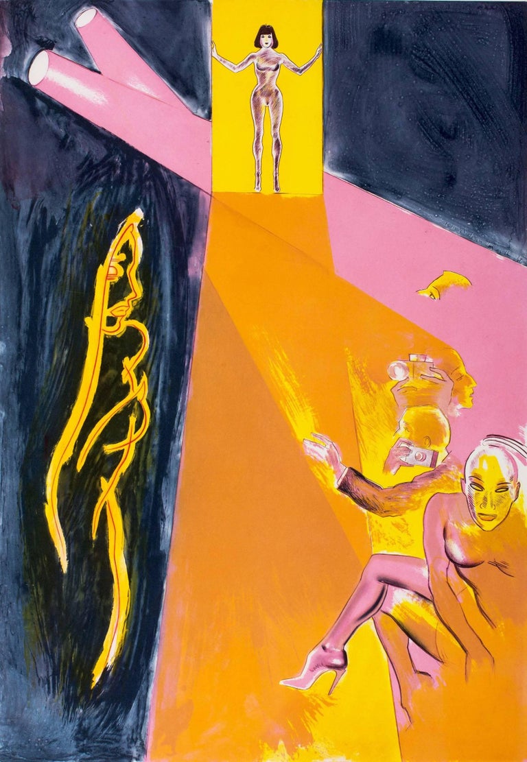 Allen Jones - Allen Jones, Catwalk II - Etching in Colors, British Pop ...