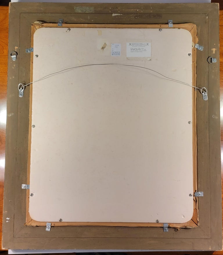 Allen Tucker - Block Of Flats, 1920 Oil on Canvas by New York Artist ...