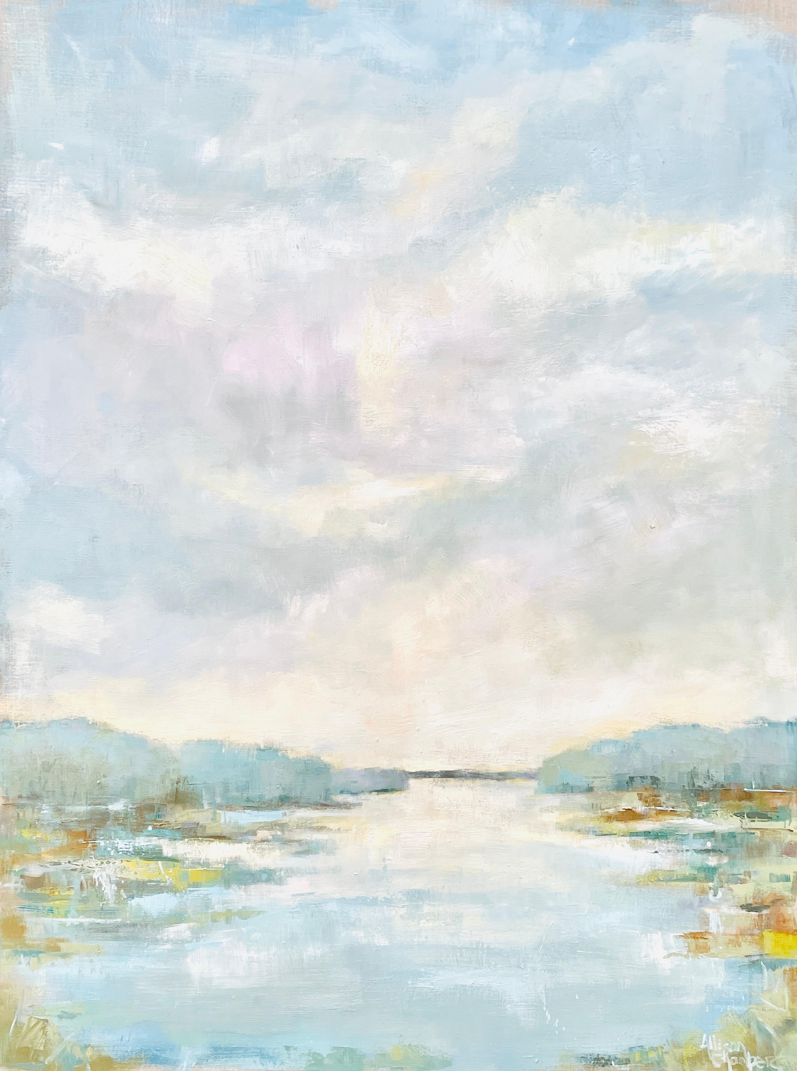 Allison Chambers - December Sky by Allison Chambers, Oil on Canvas ...