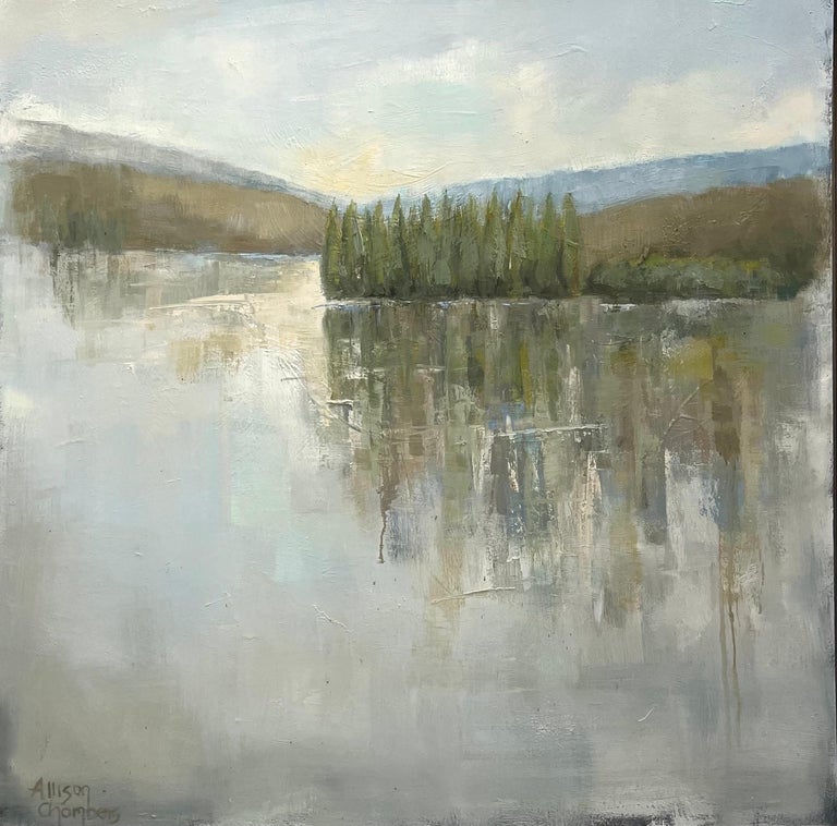 Allison Chambers - Placid by Allison Chambers, Framed Impressionist ...