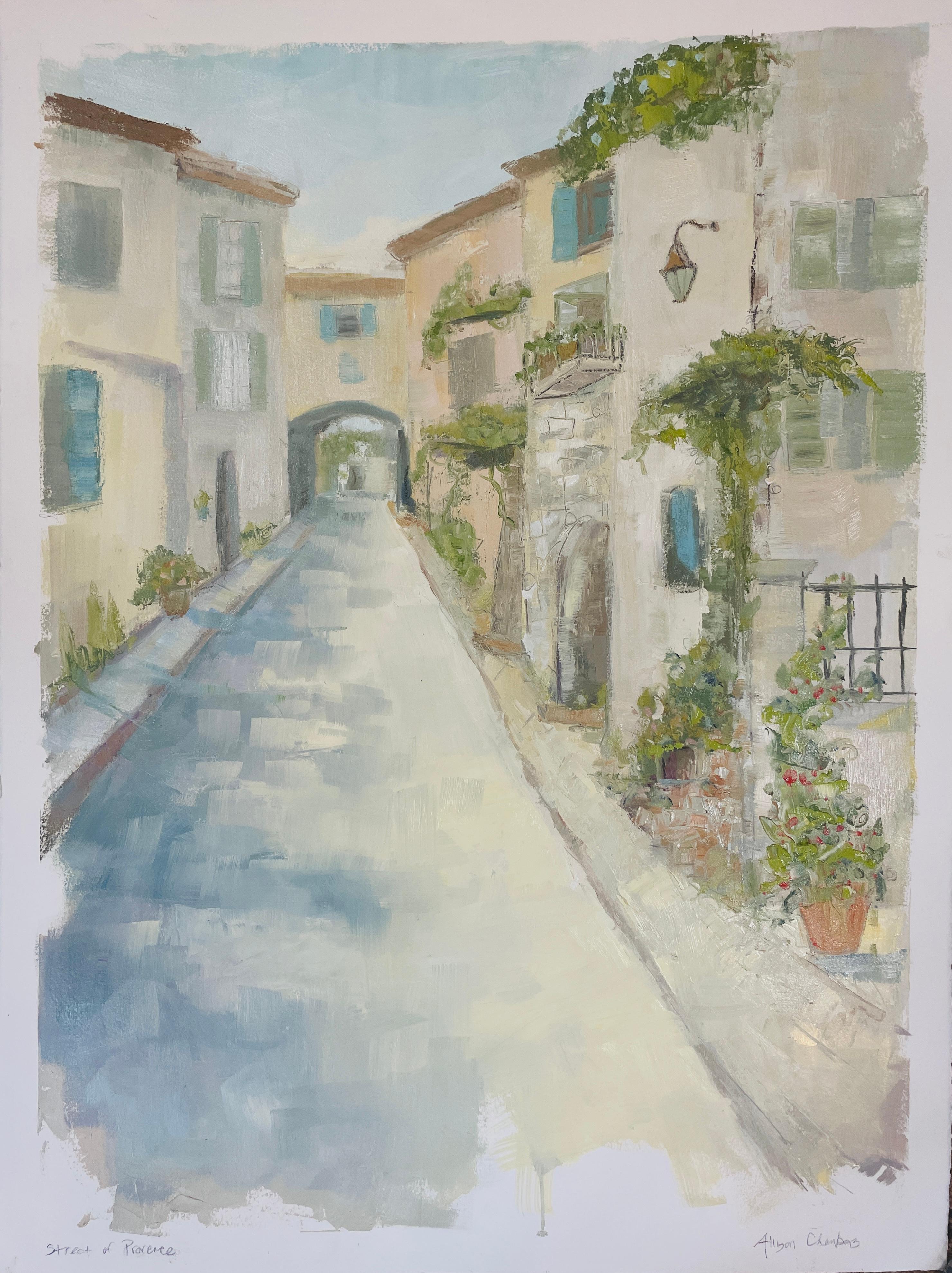 Allison Chambers - Sea of Red by Allison Chambers, Oil on Paper ...