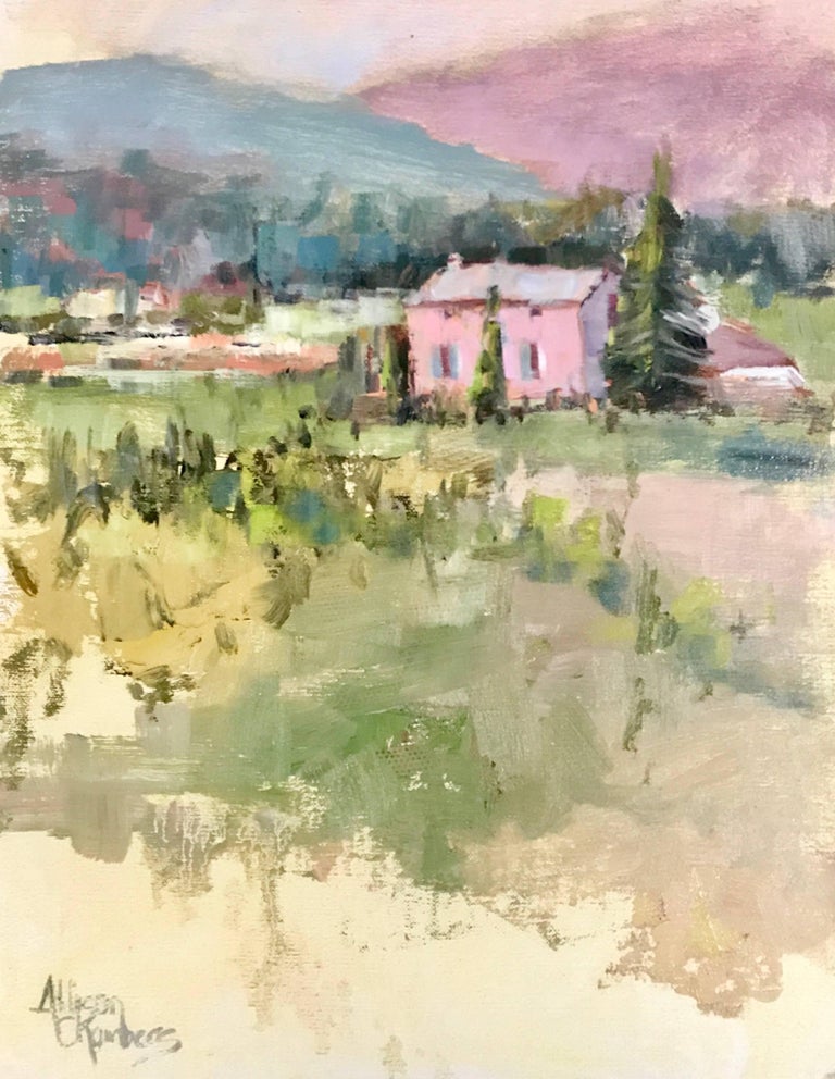 Allison Chambers - Tucked Away, Small Framed Oil on Canvas ...