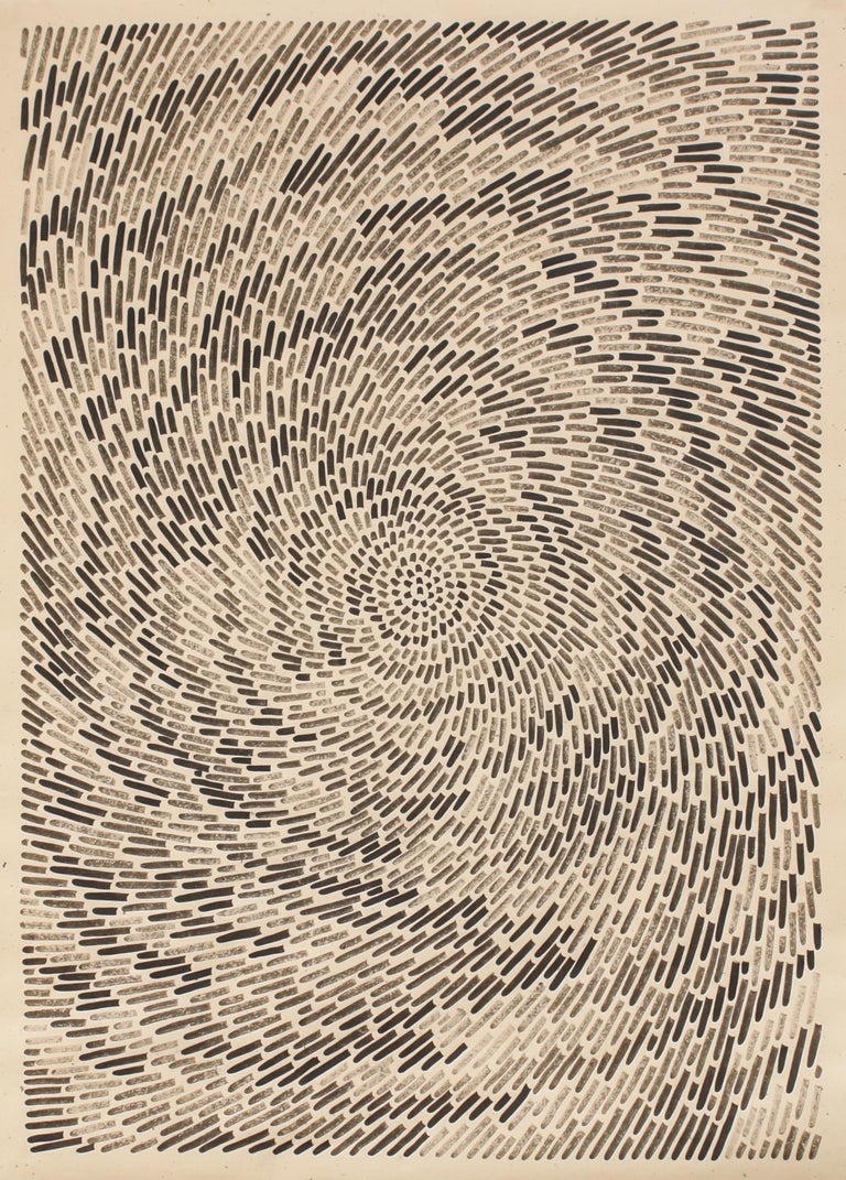 Allison Kunath - Cycle 08, Ink Painting on Paper, 2021 For Sale at 1stDibs