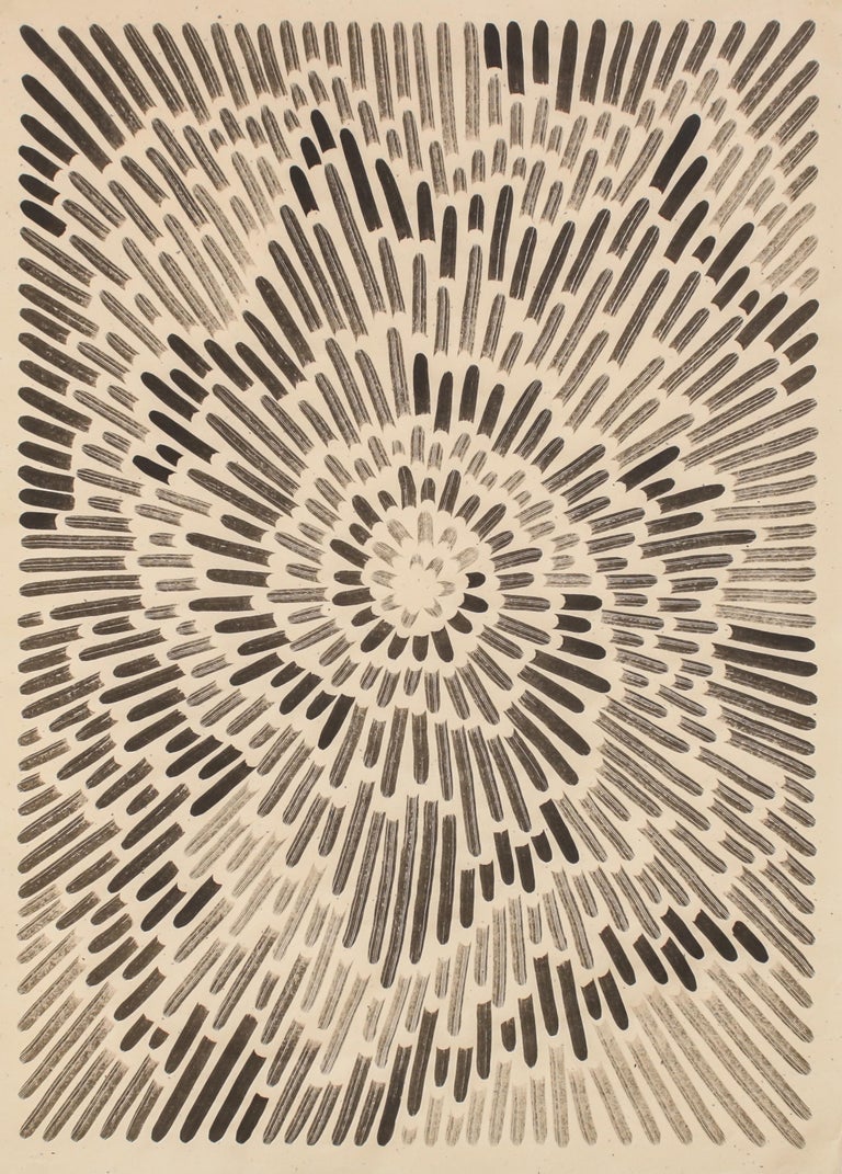 Allison Kunath - Cycle 10, Ink Painting on Paper, 2021 For Sale at 1stDibs