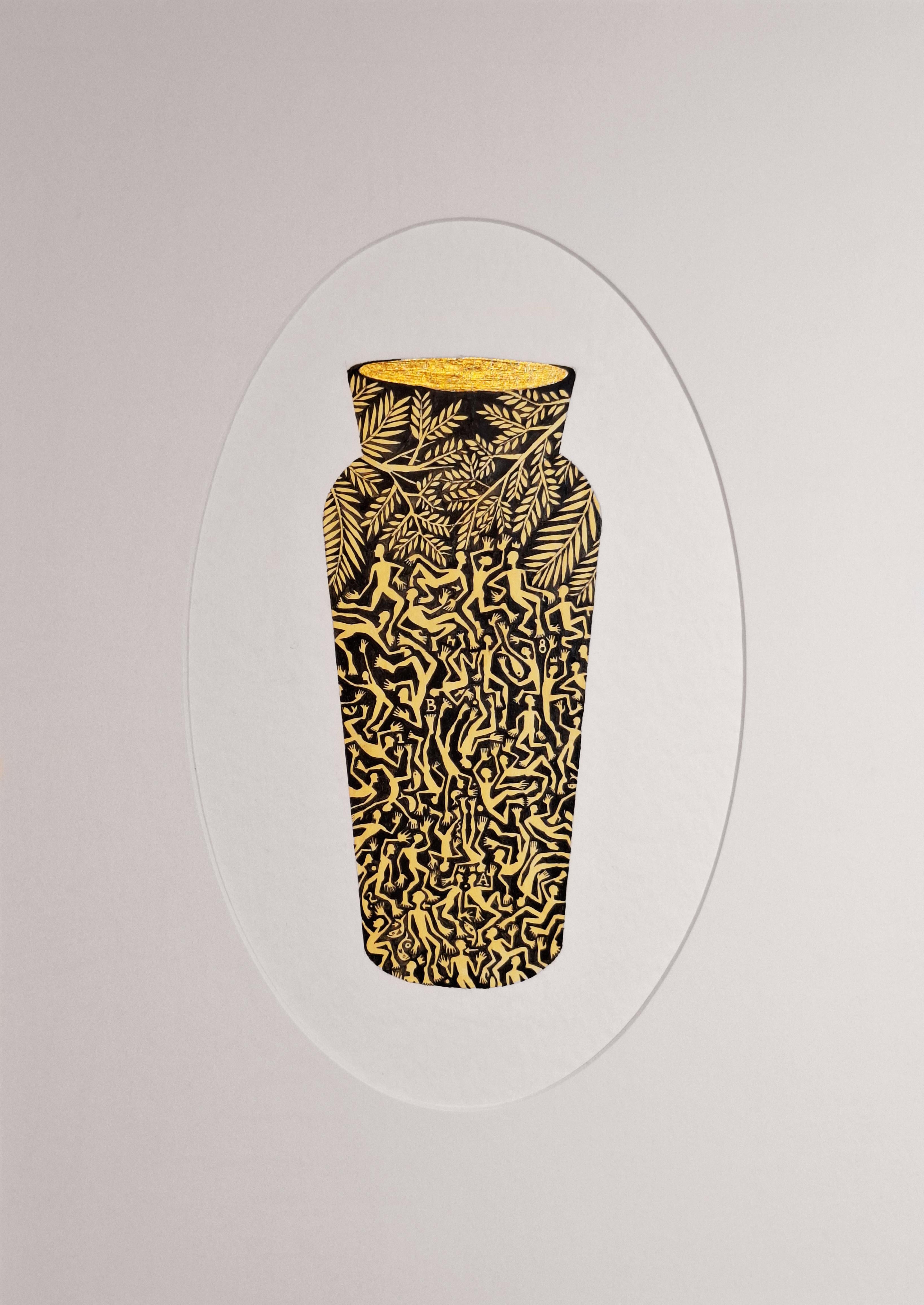 Laura (Yi Zhen) Chen - Farmhouse with Cows, Original Painting For Sale ...