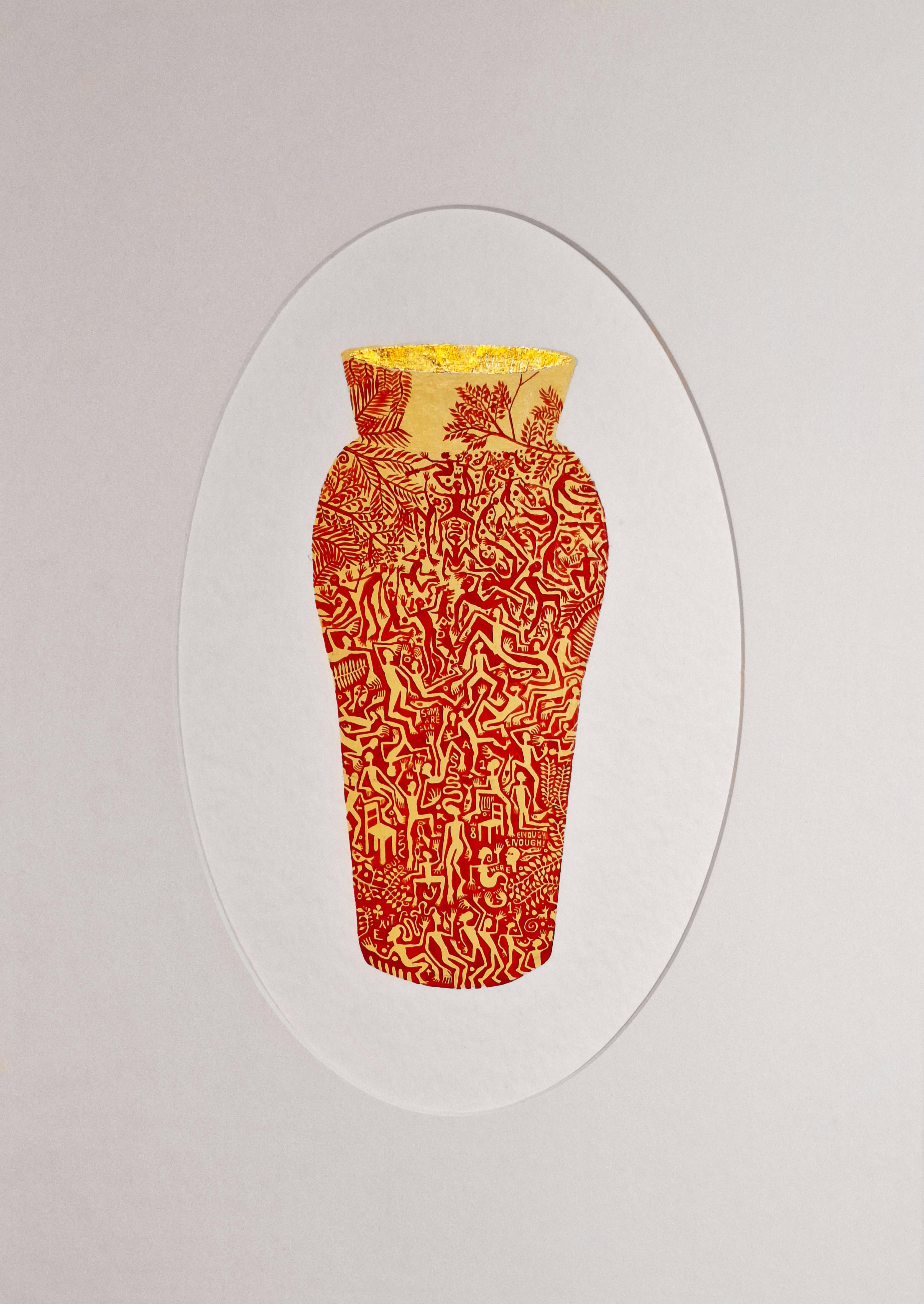 Laura (Yi Zhen) Chen - Farmhouse with Cows, Original Painting For Sale ...