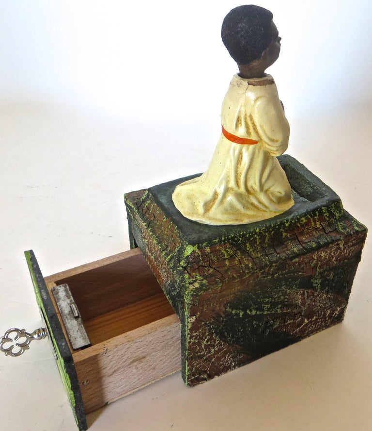 Alms Box or Mechanical Bank, German, circa 1890 For Sale at 1stDibs