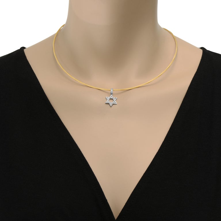Alor Stainless Steel and 18k White Gold, Diamond Cable Choker Necklace ...