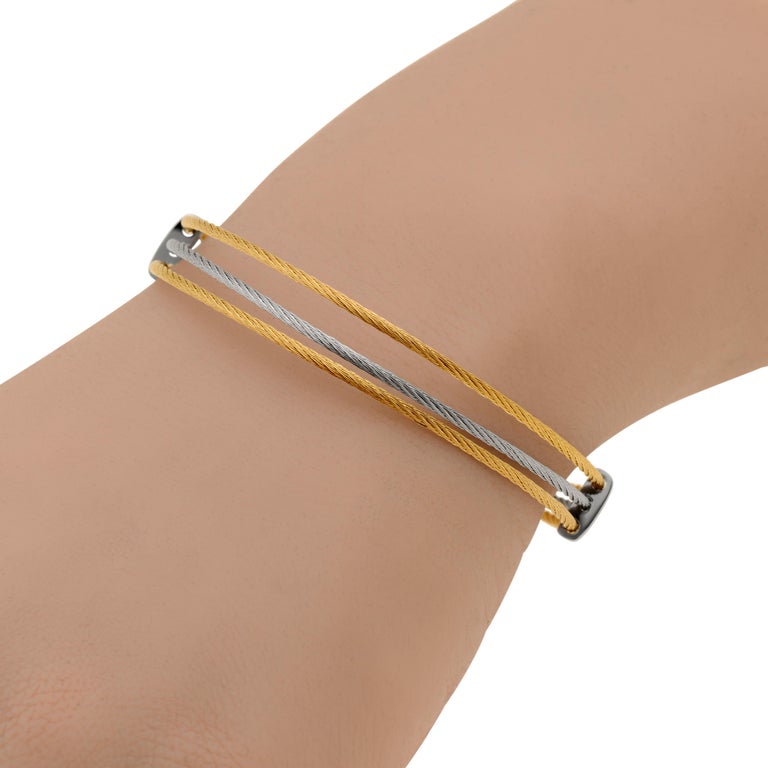 Alor Stainless Steel Bangle Bracelet For Sale at 1stDibs