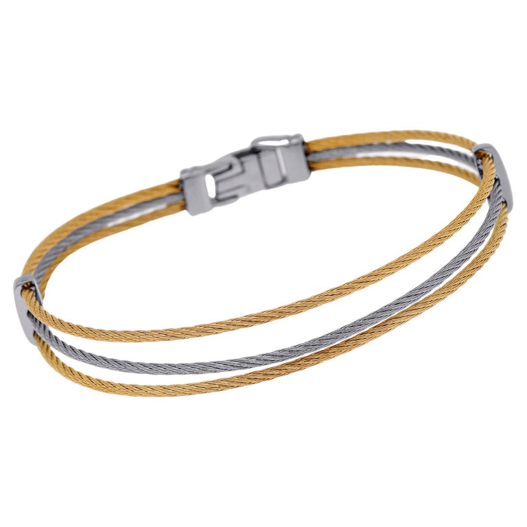 Alor Stainless Steel Bangle Bracelet For Sale at 1stDibs