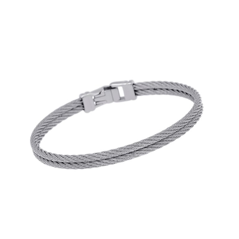Alor Stainless Steel Bangle Bracelet For Sale at 1stDibs