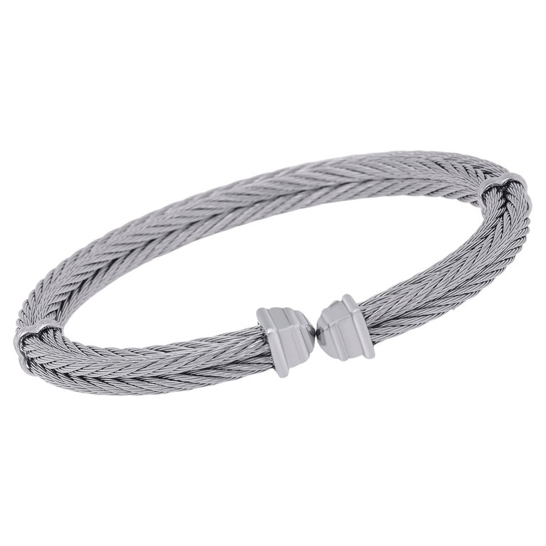 Alor Stainless Steel Bangle Bracelet For Sale at 1stDibs