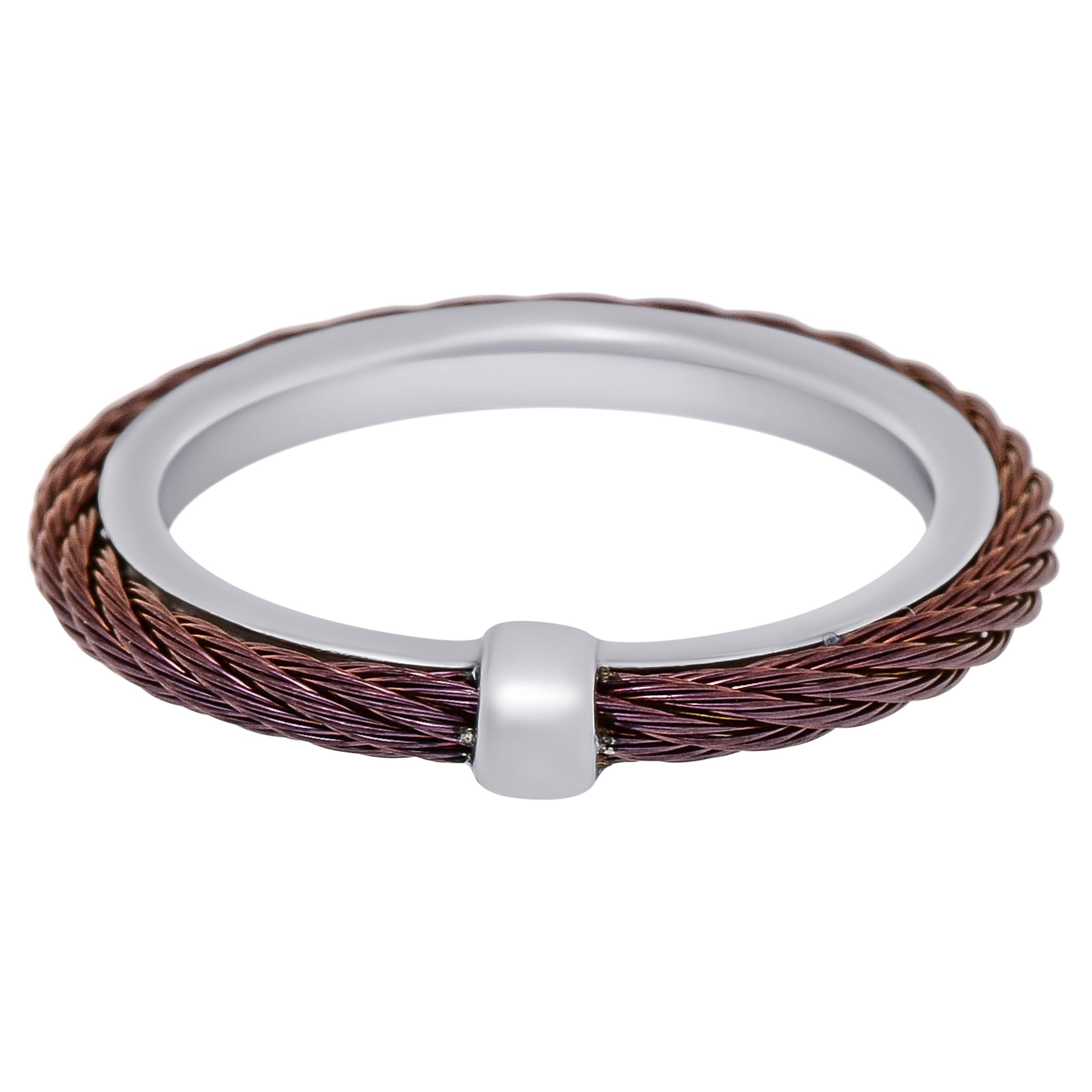 Charriol Pearl Stainless Steel and Bronze PVD Brown Pearl Round Cable ...