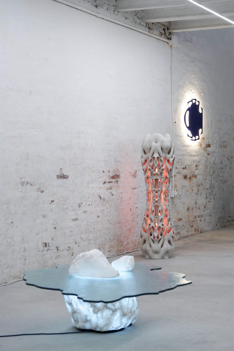 ALORA Light Sculpture, 3D-Printed Sand, Natural Organic For Sale at 1stDibs