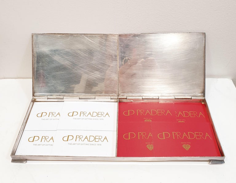 Alpaca Silver Card Holder with Envelope Form Almazan signed Spain For ...