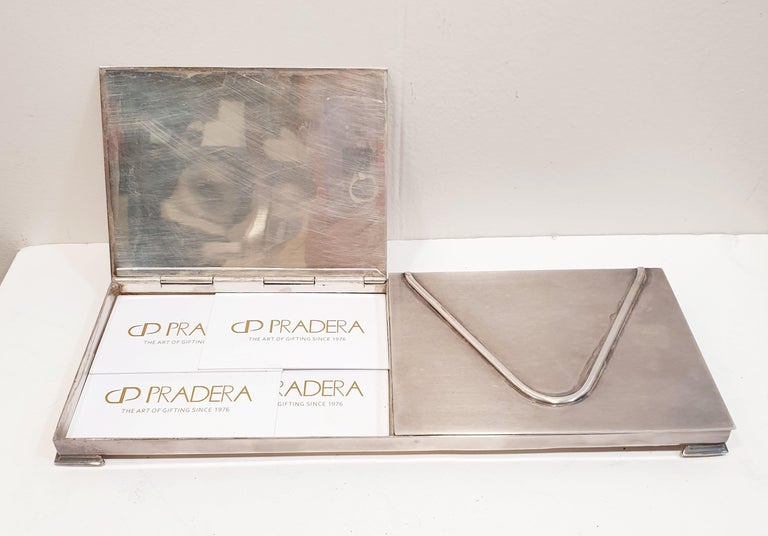 Alpaca Silver Card Holder with Envelope Form Almazan signed Spain For ...