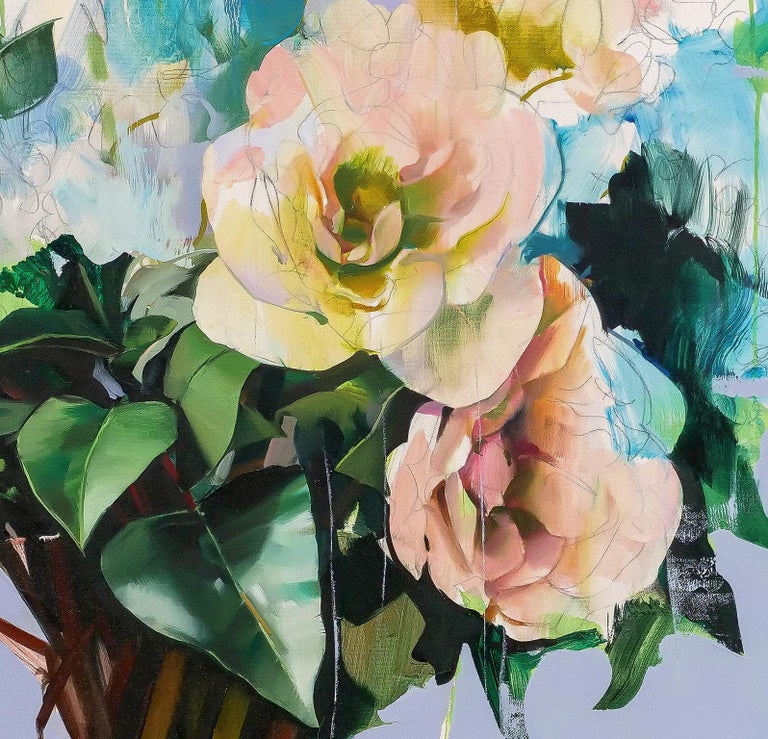 Alpay Efe - "Vanguard 18," original oil painting For Sale at 1stDibs