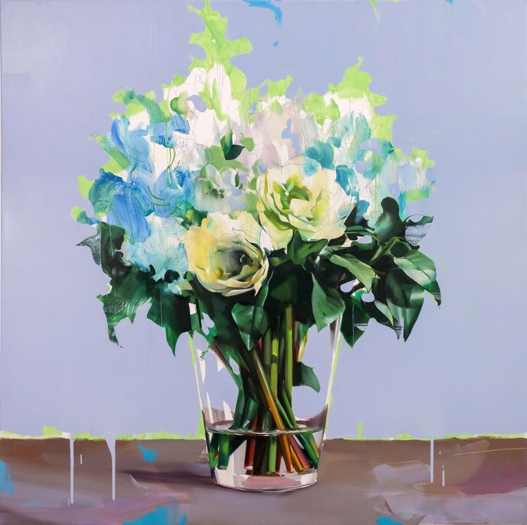 Alpay Efe - "Vanguard 19," original oil painting For Sale at 1stDibs