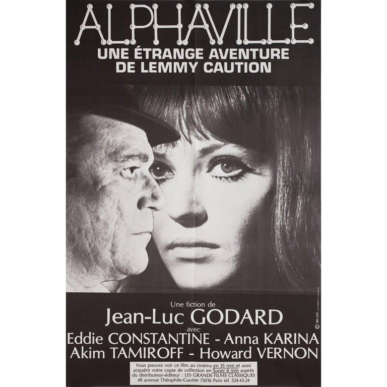 Alphaville R1982 French Half Grande Film Poster at 1stDibs