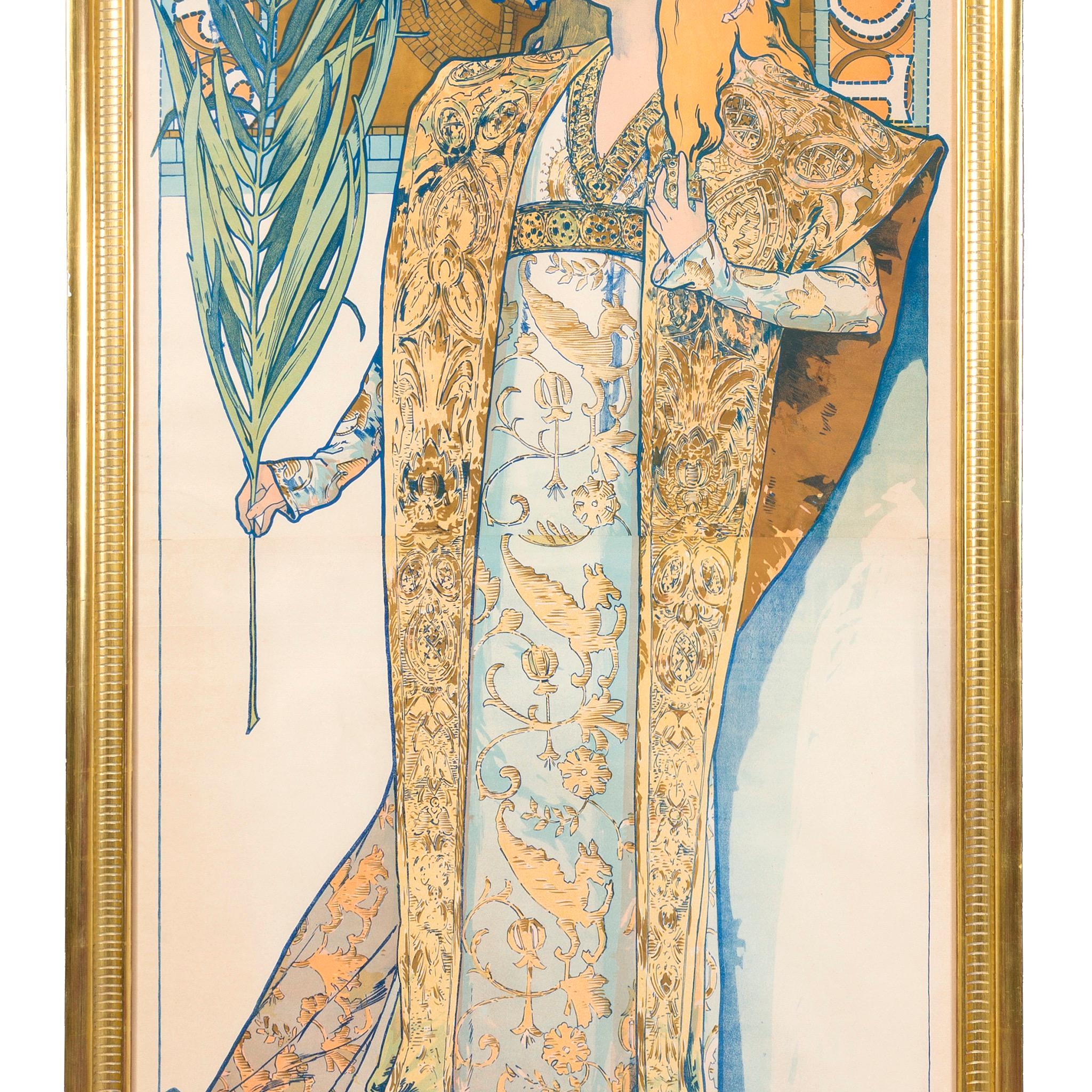 Alphonse Mucha "Gismonda" Lithograph at 1stDibs