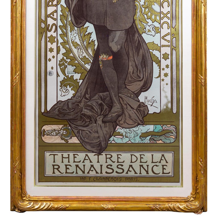 Alphonse Mucha "Lorenzaccio" Lithograph For Sale at 1stDibs