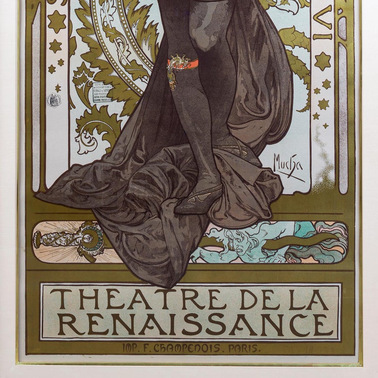 Alphonse Mucha "Lorenzaccio" Lithograph For Sale at 1stDibs