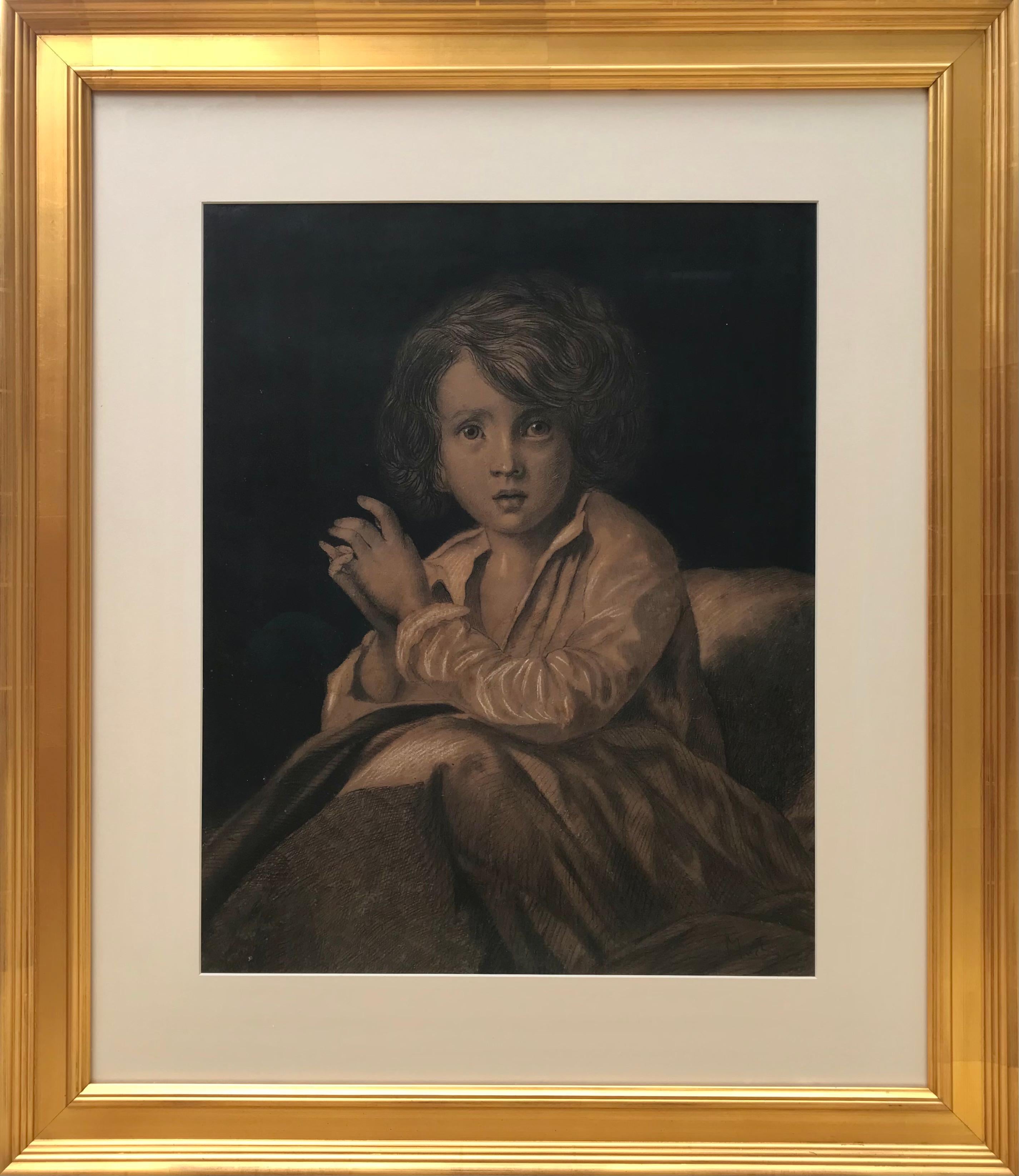 Alphonse Mucha Painting Of Son Jiri For Sale at 1stDibs