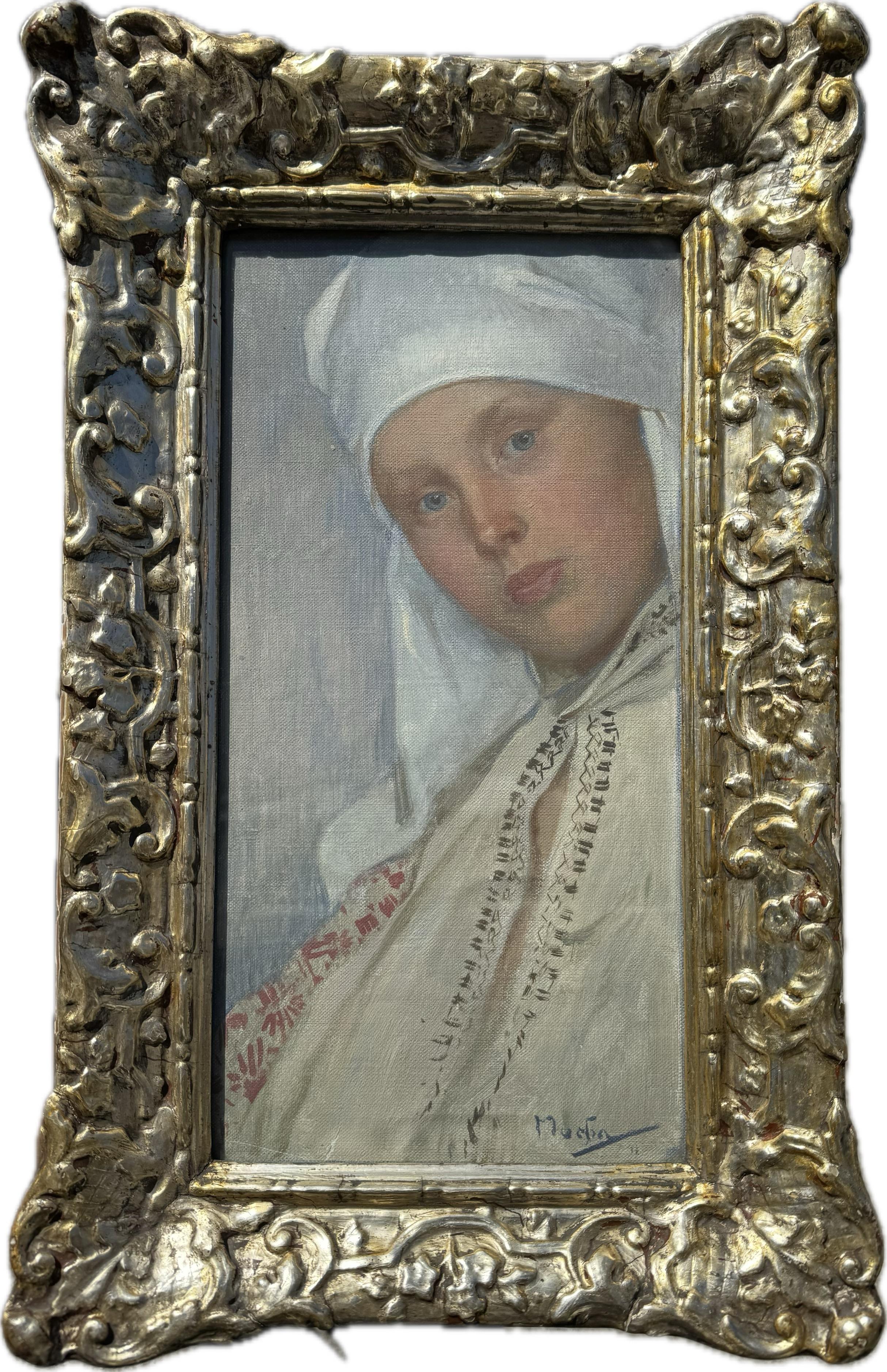 Alphonse Mucha - 'Obraz-Divka' (The Girl) by Alphonse Mucha - Original ...