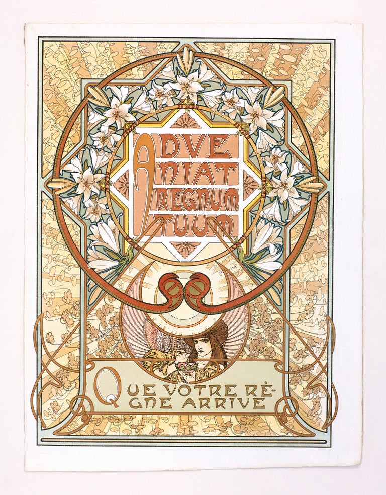 Alphonse Mucha - Alphonse Mucha's Le Pater: "Thy Kingdom Come" 1899 ...