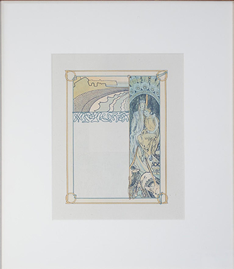 Alphonse Mucha - From: Ilsée, Princess of Tripoli Recto: "Princess and ...