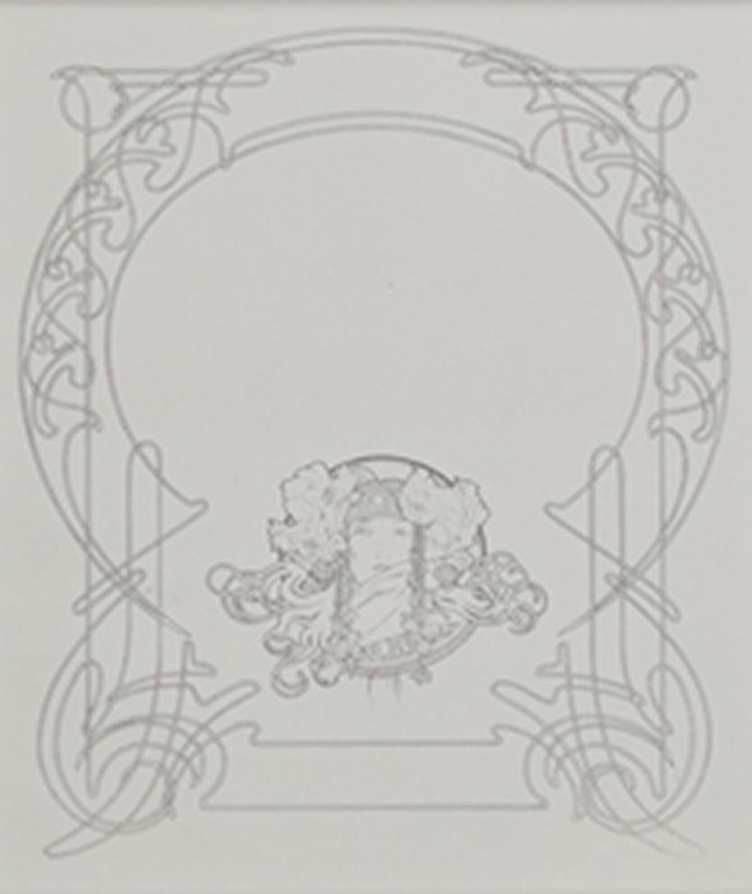 Alphonse Mucha - ALPHONSE MUCHA (1860-1939) "LAUREL" For Sale at 1stDibs