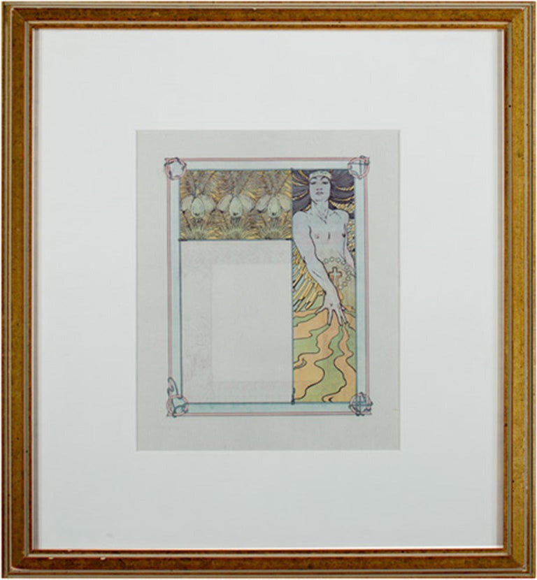 Alphonse Mucha - De Ilse, Princesse de Tripoli Recto "Flood" Verso ...