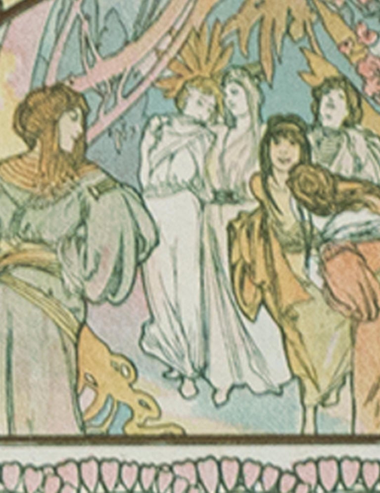 Alphonse Mucha - "Going to Meet the Princess" and "Ilsee's Followers ...